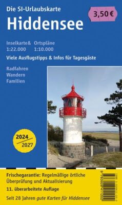 Insel Karte Hiddensee - Seebad Hiddensee